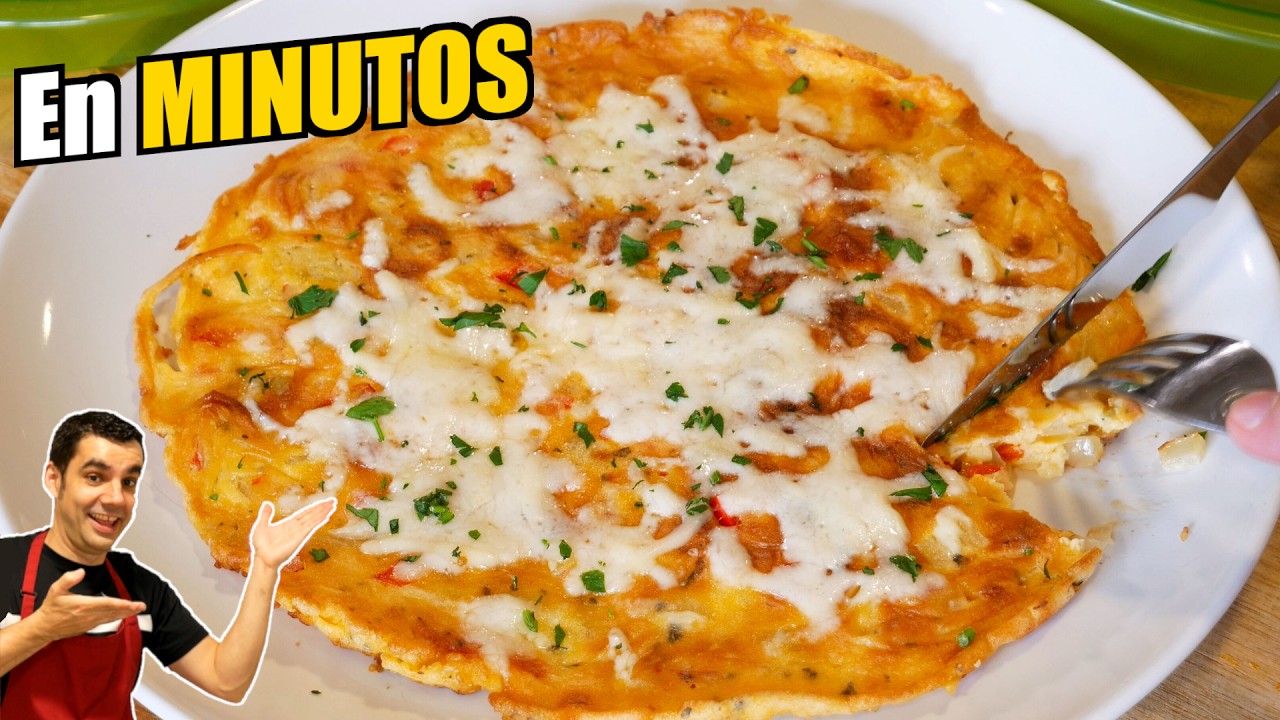 ¡Tortillas rellenas en 10 minutos! Fáciles, rápidas y deliciosas