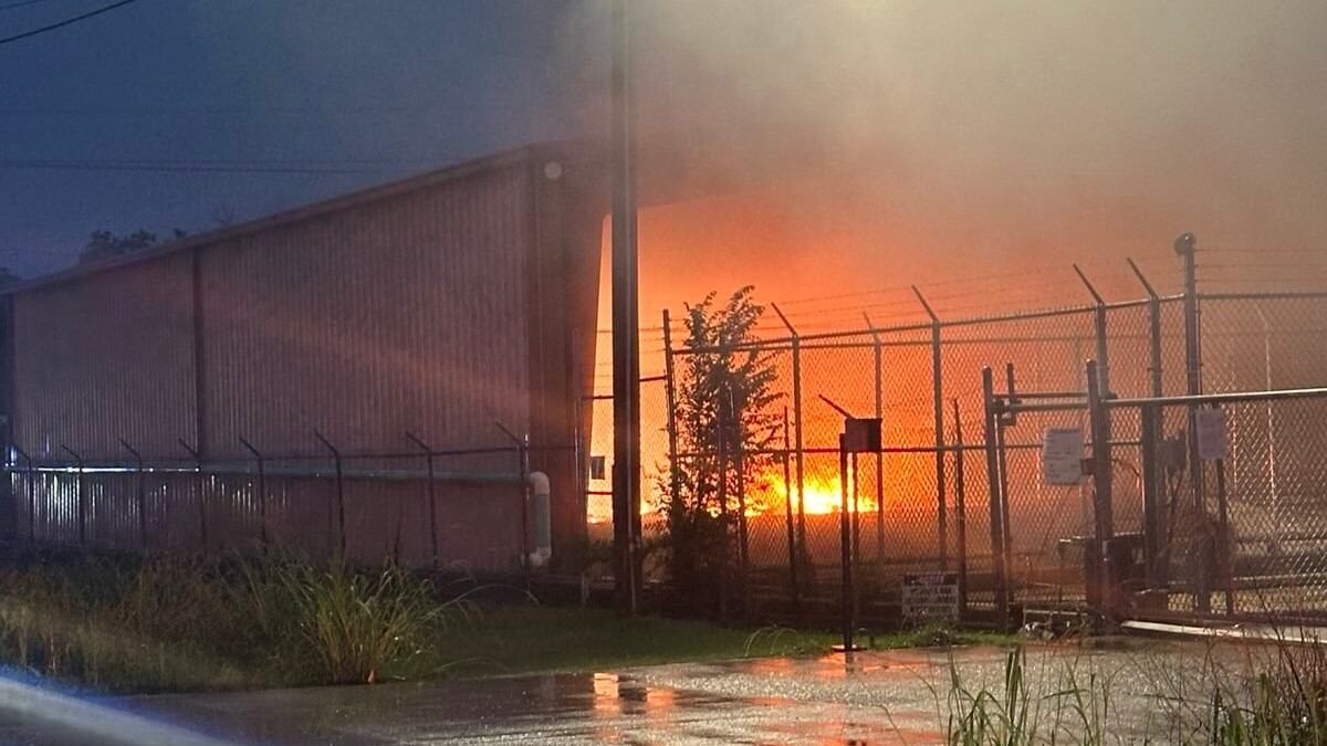 St. Gabriel officials respond to fire at chemical distribution company