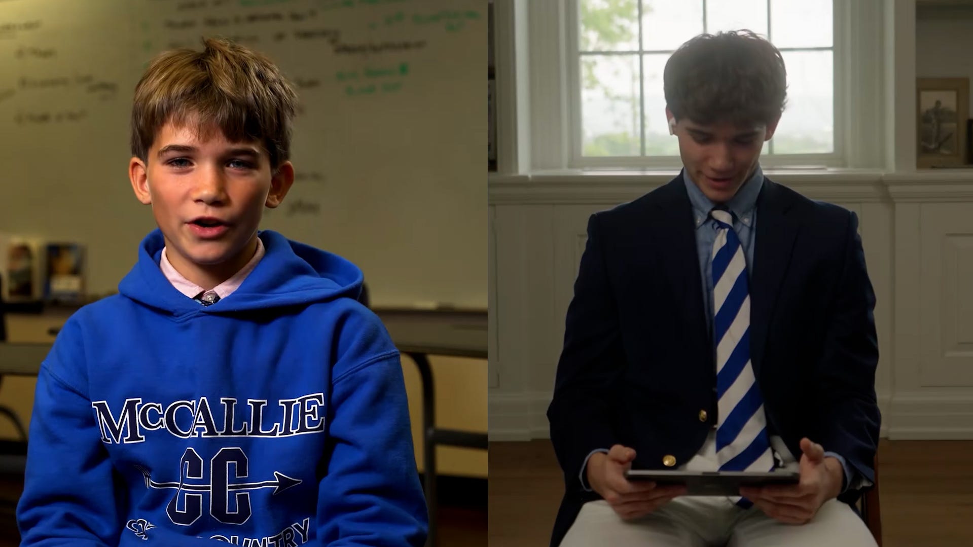 Watch high school seniors react to their 6th-grade selves interviewing ...