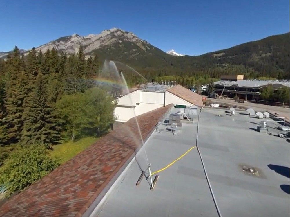 Banff Mineral Springs Hospital installs sprinklers to reduce wildfire ...
