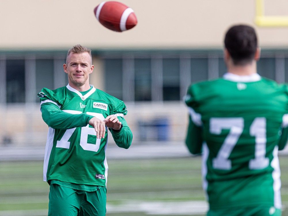 Roughriders' Joe Couch happy to be back with team after being cut