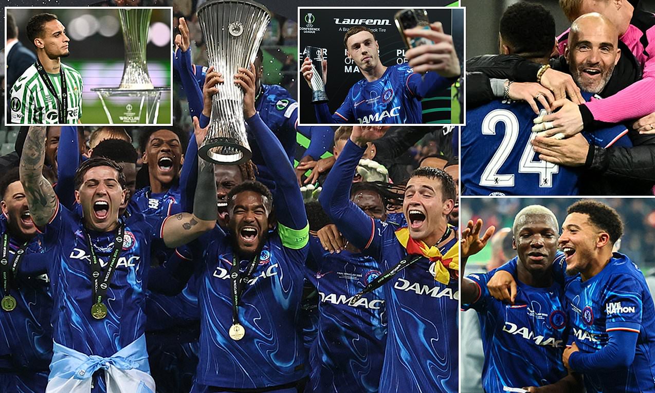 Real Betis 1-4 Chelsea: Blues win UEFA Conference League final