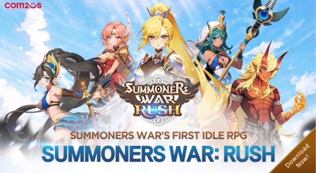Com2uS Officially Launches New RPG Summoners War: Rush
