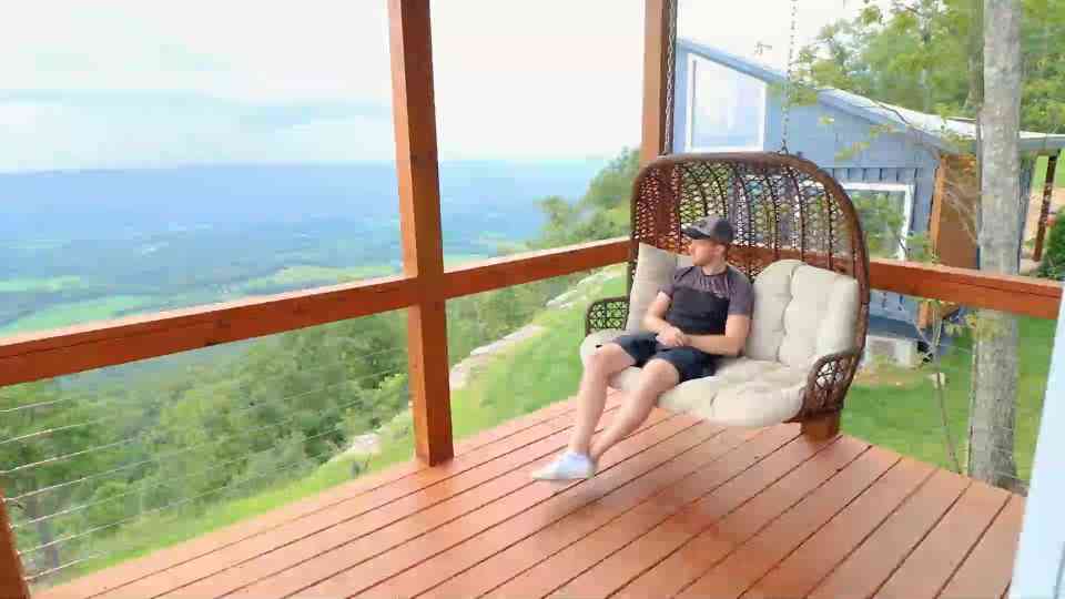 CUSTOM 29ft TINY SHIPPING CONTAINER HOME on Stilts w/ Rooftop Deck!