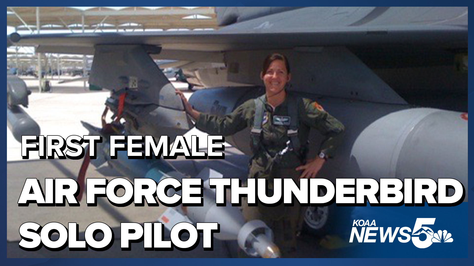 First female Air Force Thunderbird solo pilot using retirement to teach ...