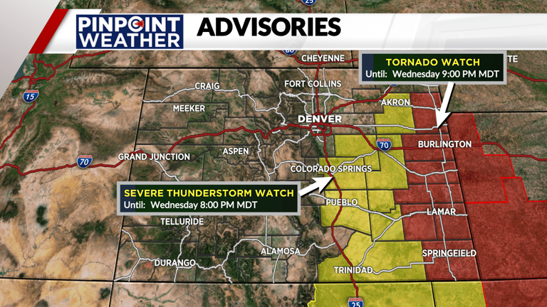Denver weather: Pinpoint Weather Alert Day for strong to severe ...