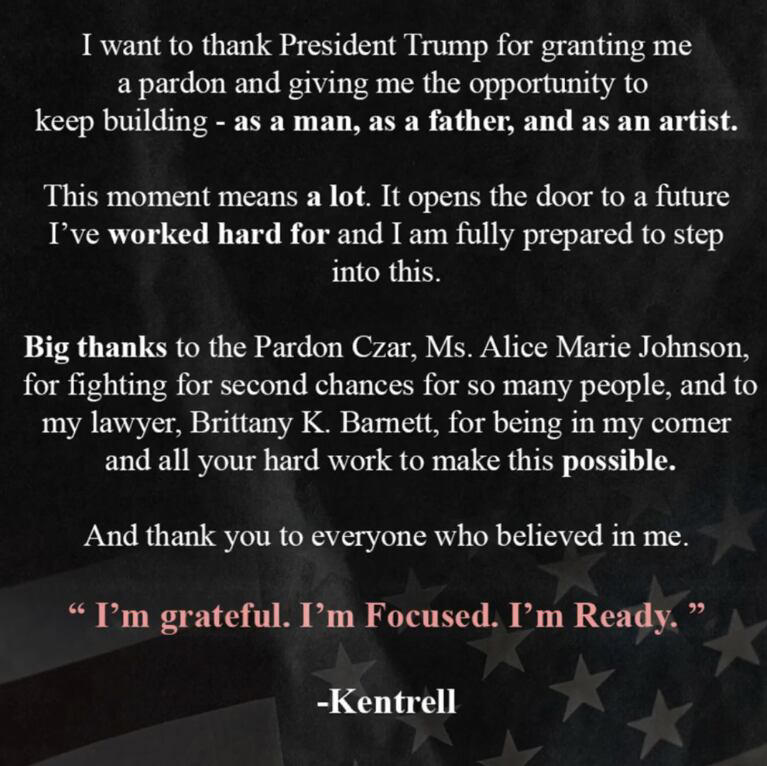 Trump pardons NBA YoungBoy ahead of prison release, tour