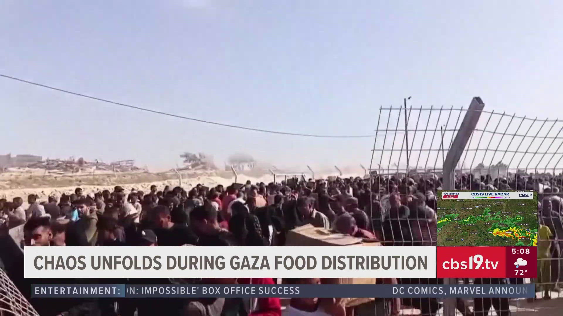 Chaos breaks out at aid distribution site in Gaza, killing 1 and ...