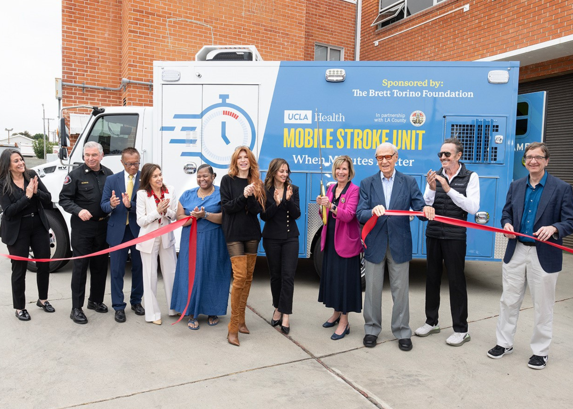 L.A. County Supervisor Hahn unveils 2 new 'Mobile Stroke' units
