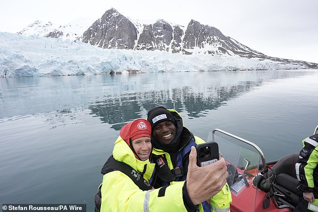 Freeze frame! David Lammy snaps an Arctic selfie on taxpayer-funded trip