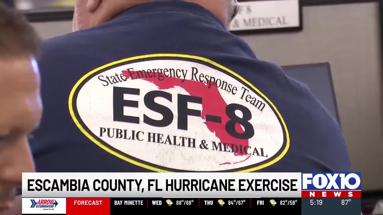 Escambia County FL emergency responders hold hurricane preparedness ...