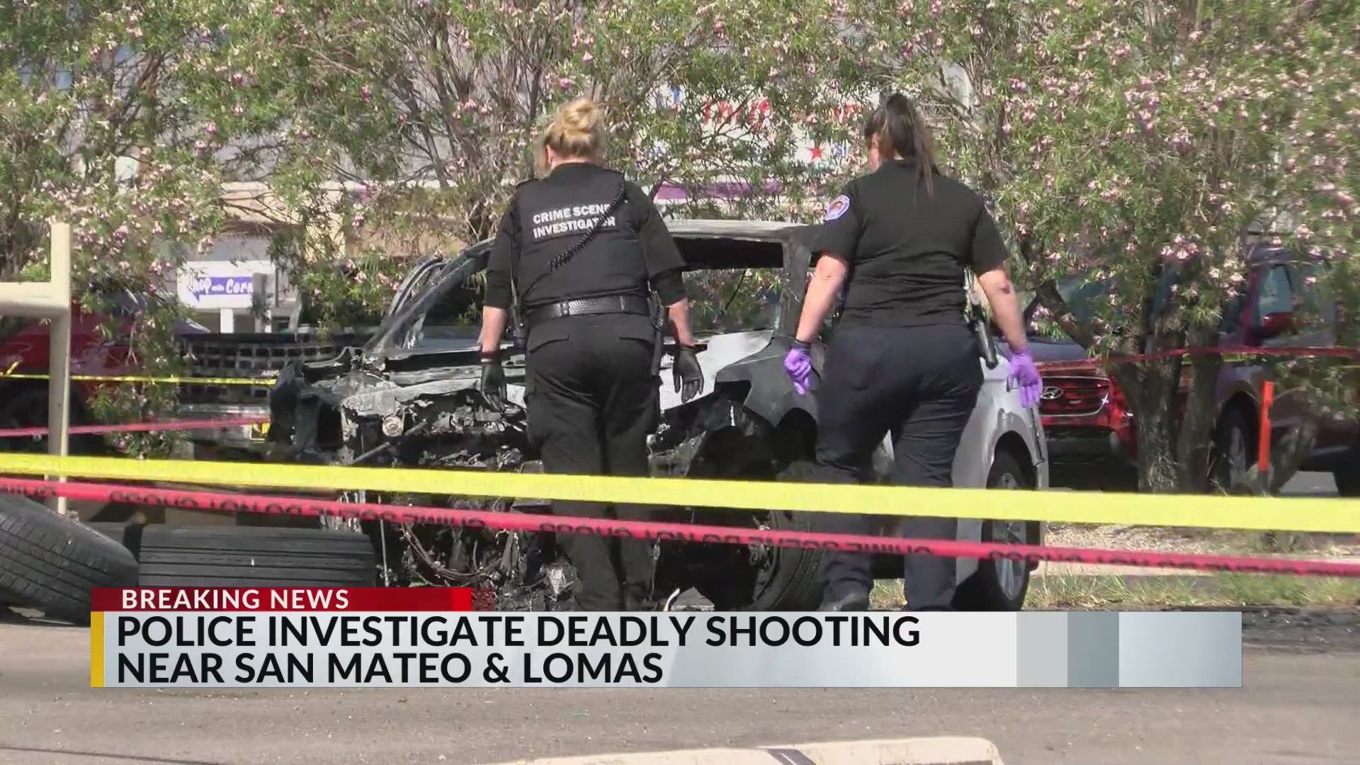 Albuquerque police investigating fatal shooting and related car crash