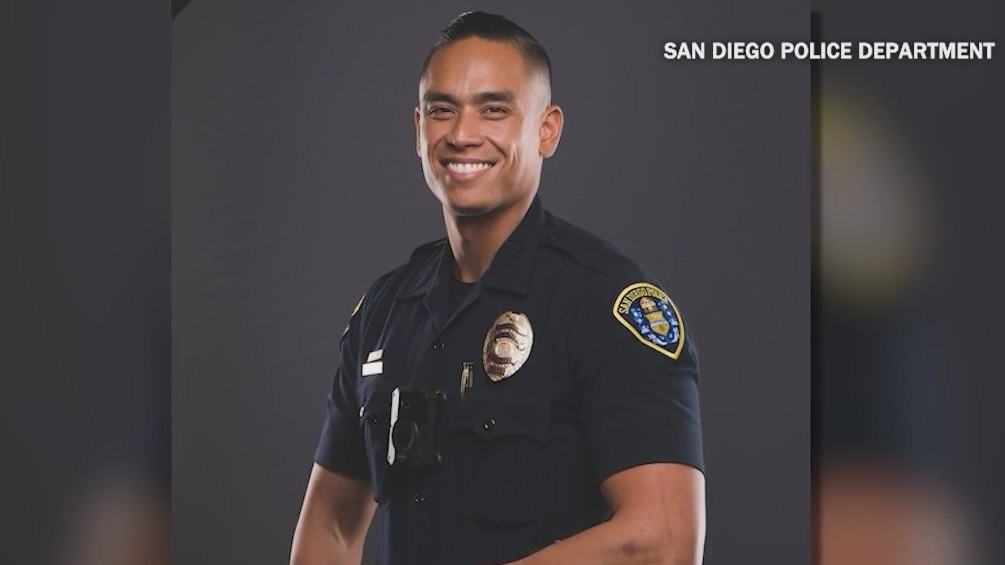 SDPD officer killed in Clairemont added to downtown memorial