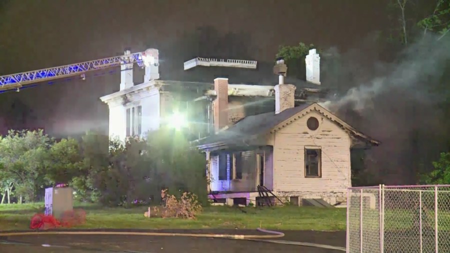 Historic Lyle House damaged by fire