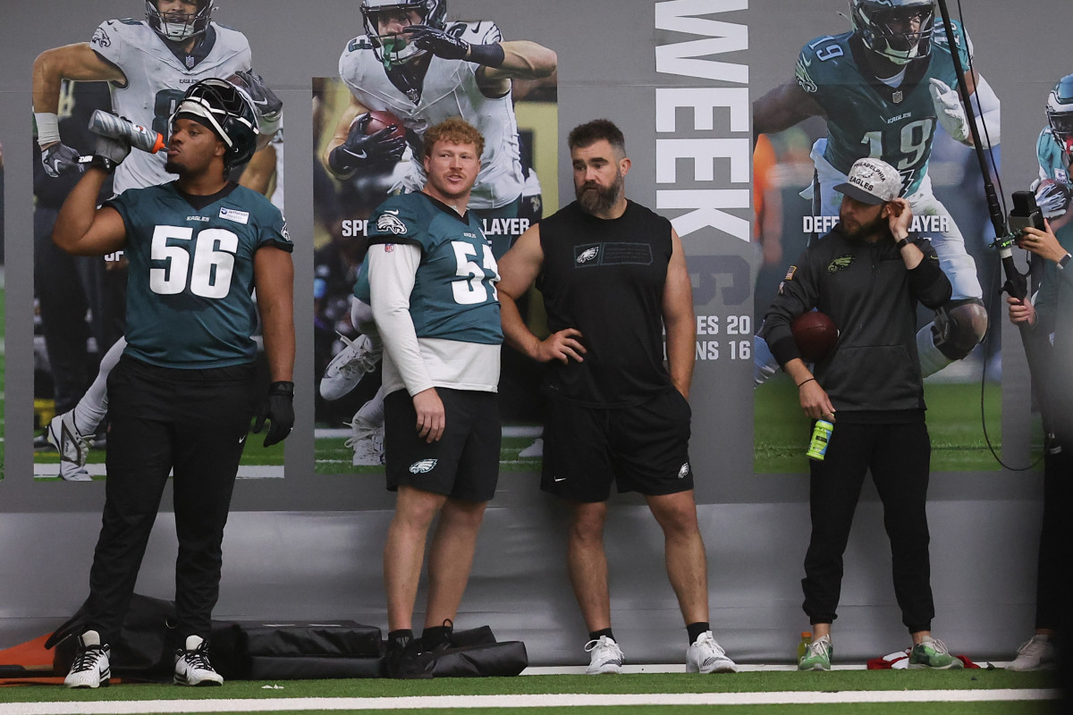 Philadelphia Eagles getting special treatment from beloved legend Jason Kelce during OTAs