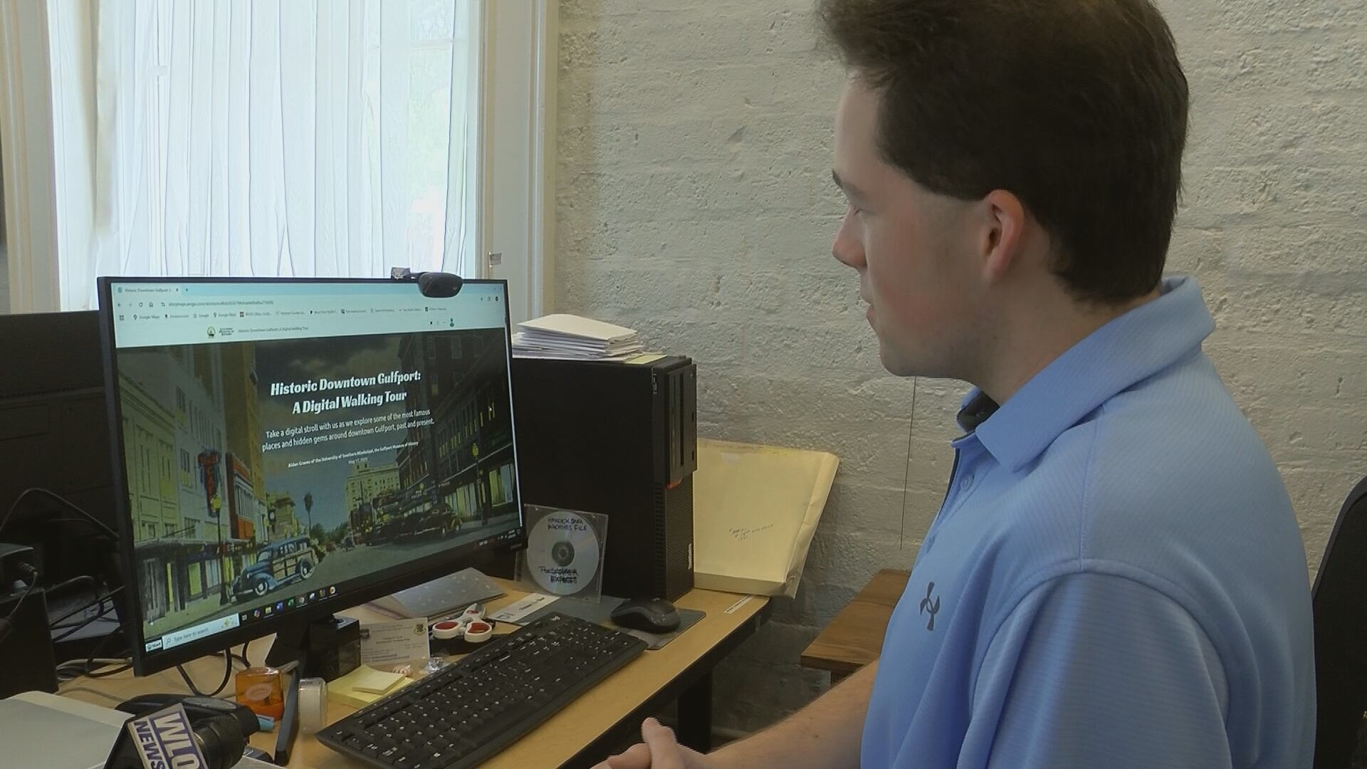 USM student creates Historic Downtown Gulfport digital walking tour