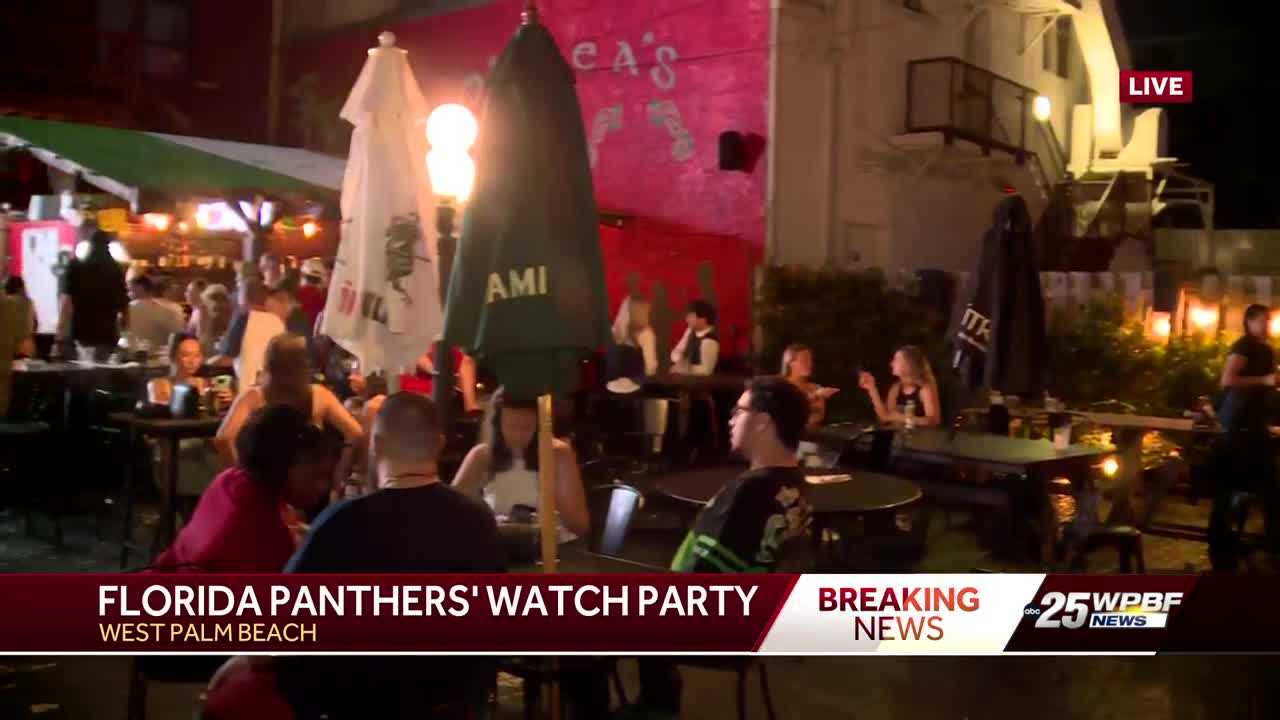 Panthers fans pack watch parties for playoff games