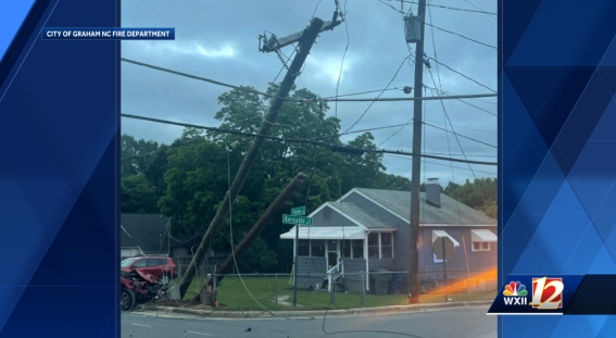 Graham fire crews: Crash involving pole and down power lines closed E ...