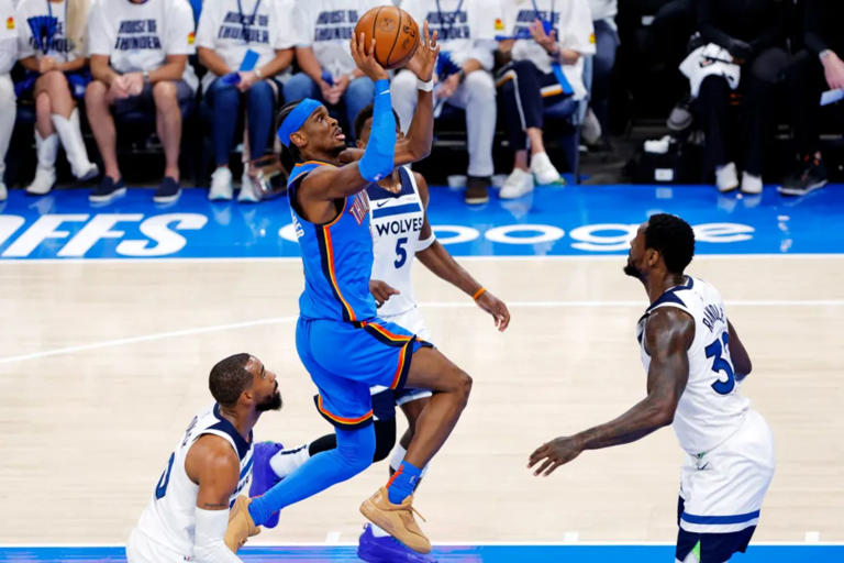 Shai Gilgeous-Alexander goes off again as Thunder rout Timberwolves to ...