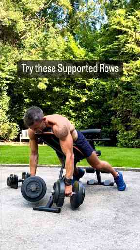 Build a Strong & Wide Back in Midlife Supported Bench Rows for Maximum ...
