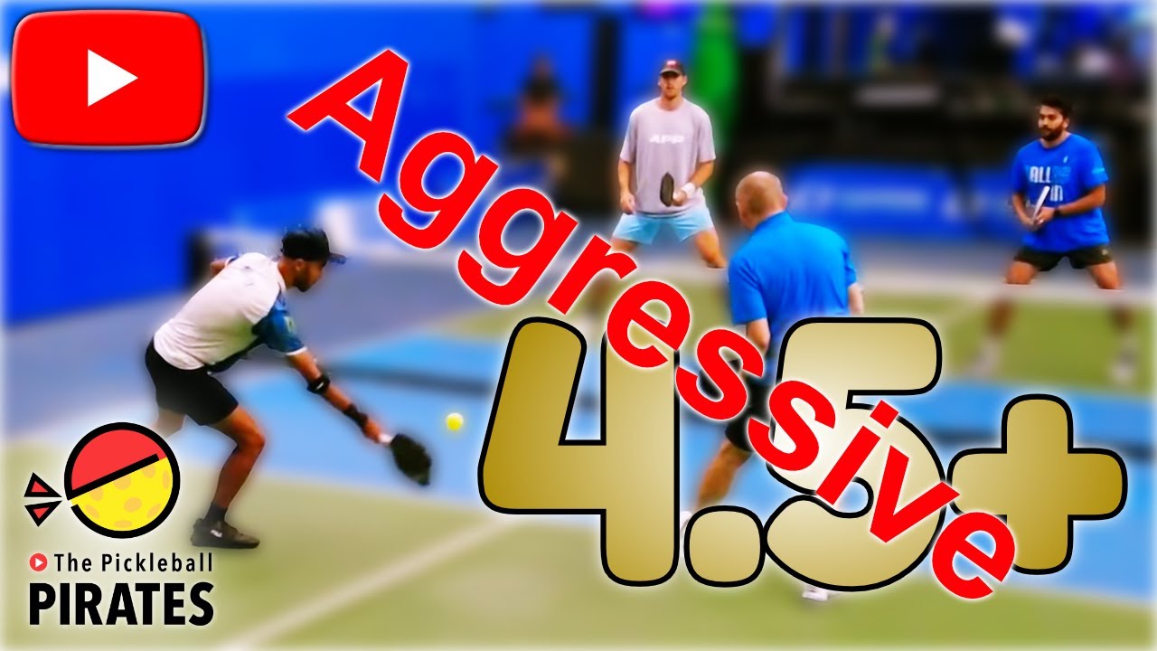 This is What Pickleball 4.5+ Men's Doubles Looks Like in Orlando, FL