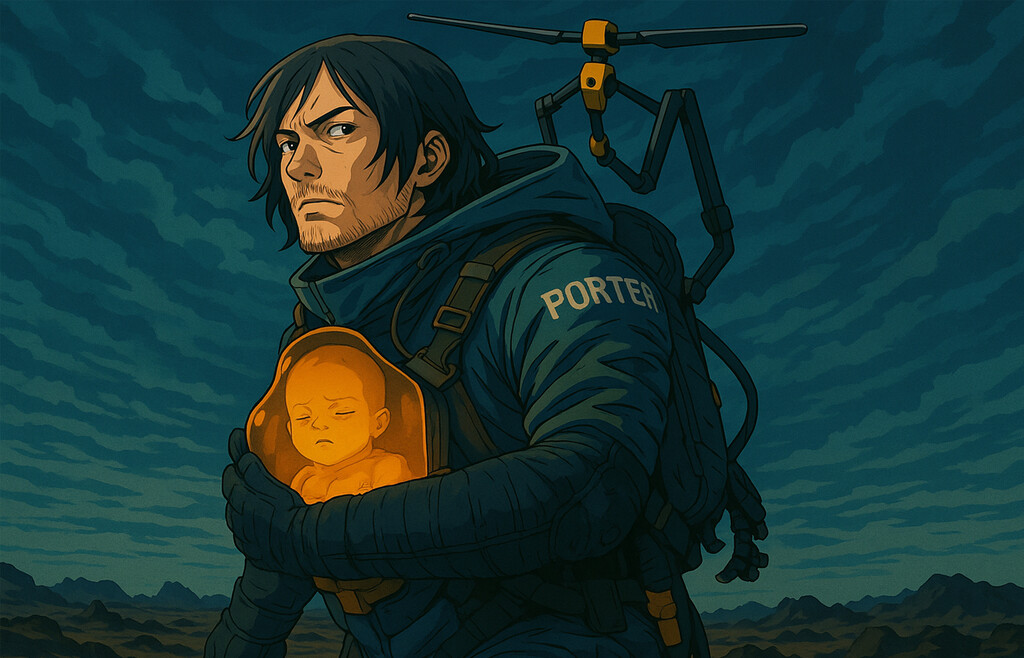 Además de inesperado, un anime de Death Stranding me parece una idea ...
