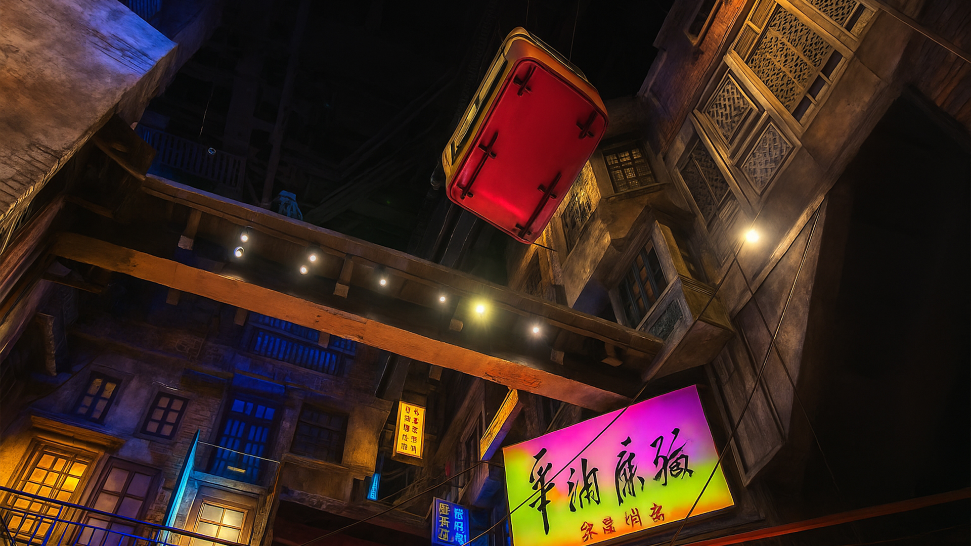 Step Inside China's Massive Indoor Ancient City with a Sky Train