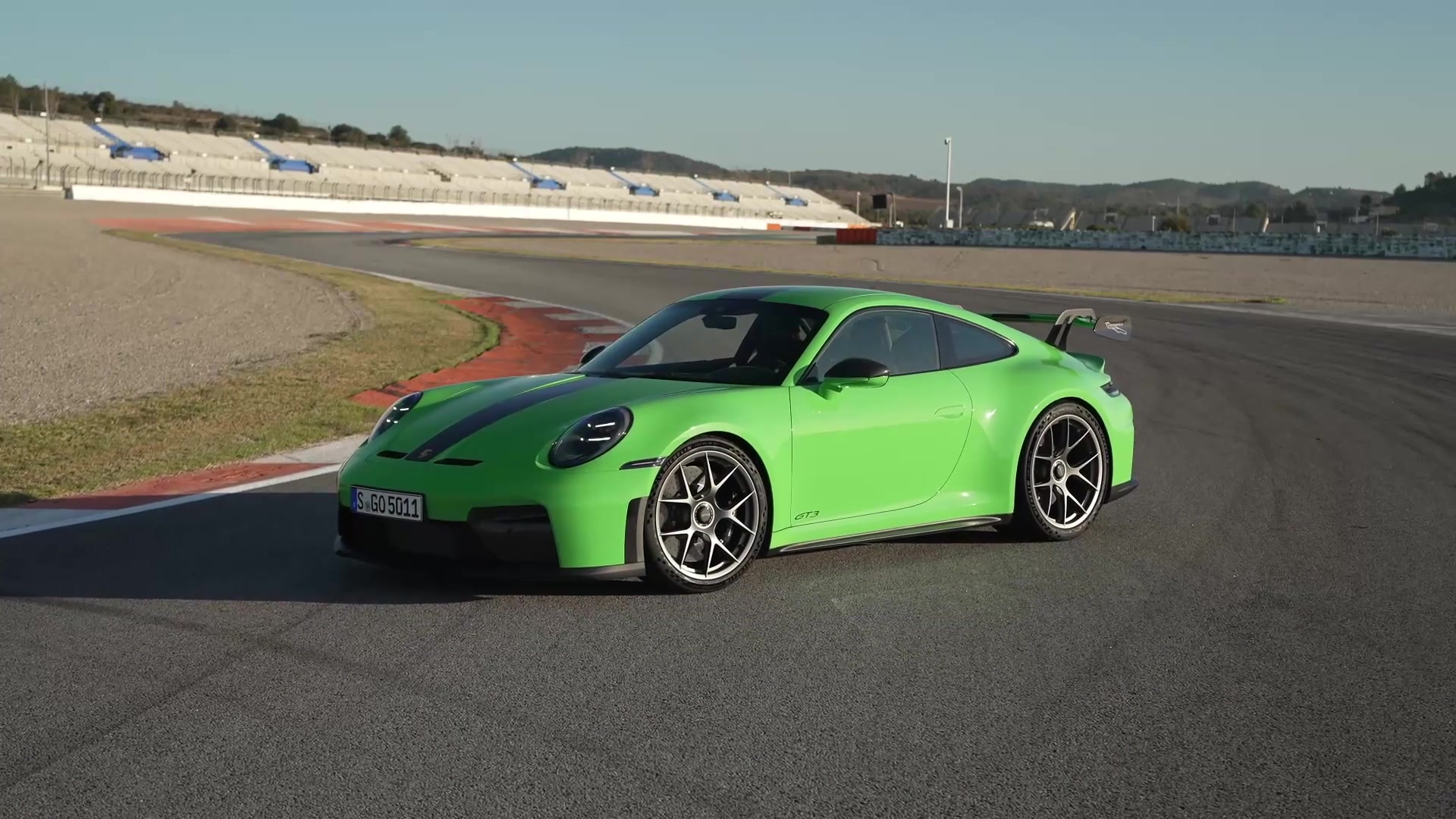 Porsche 911 GT3 Design preview in Greenyellow with Weissach Package