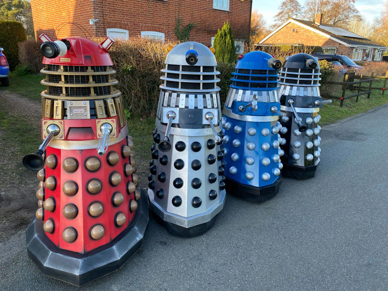 Doctor Who superfan’s homemade Daleks bring joy and support to UK charities