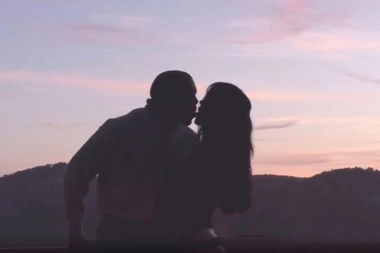 Bianca Censori sticks tongue in Kanye West's mouth in very rare video