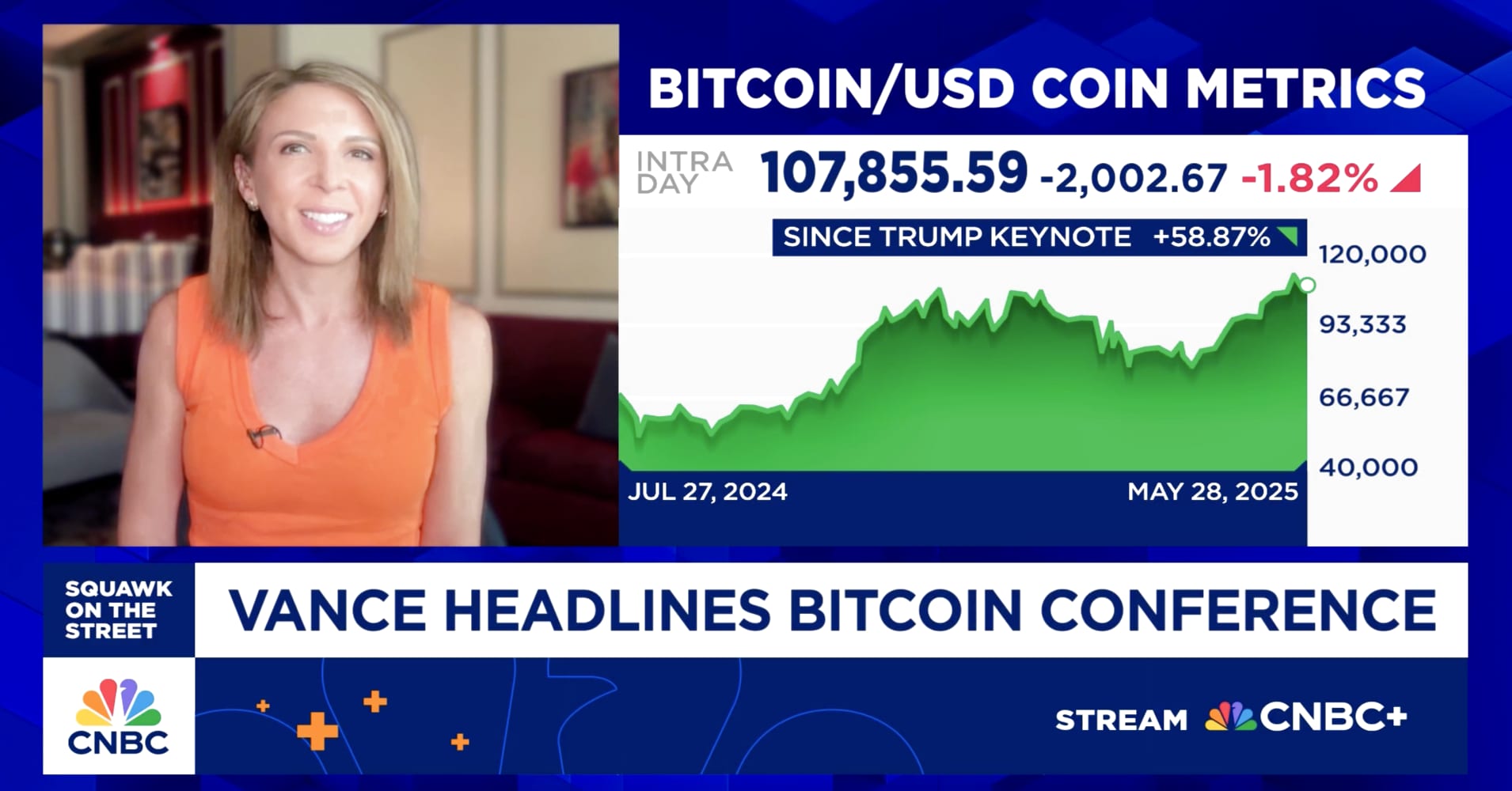 Vance headlines bitcoin conference