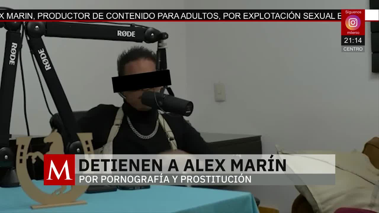 Detienen a Alex Marin, productor de contenido para adultos, por ...