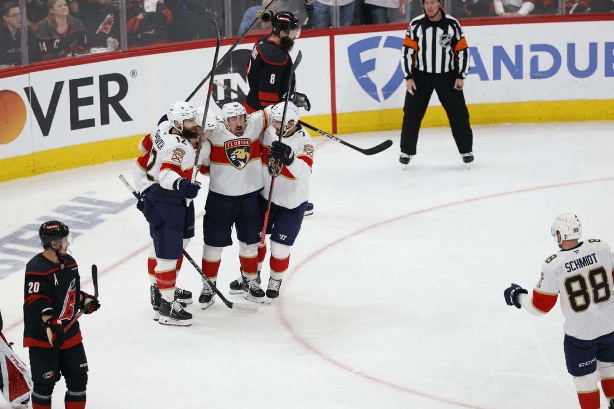 Panthers rally past Canes, clinch another Cup appearance