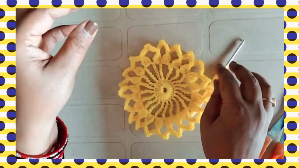 New Thalposh Design! Make a Beautiful Woolen Thalposh – Easy for Beginners