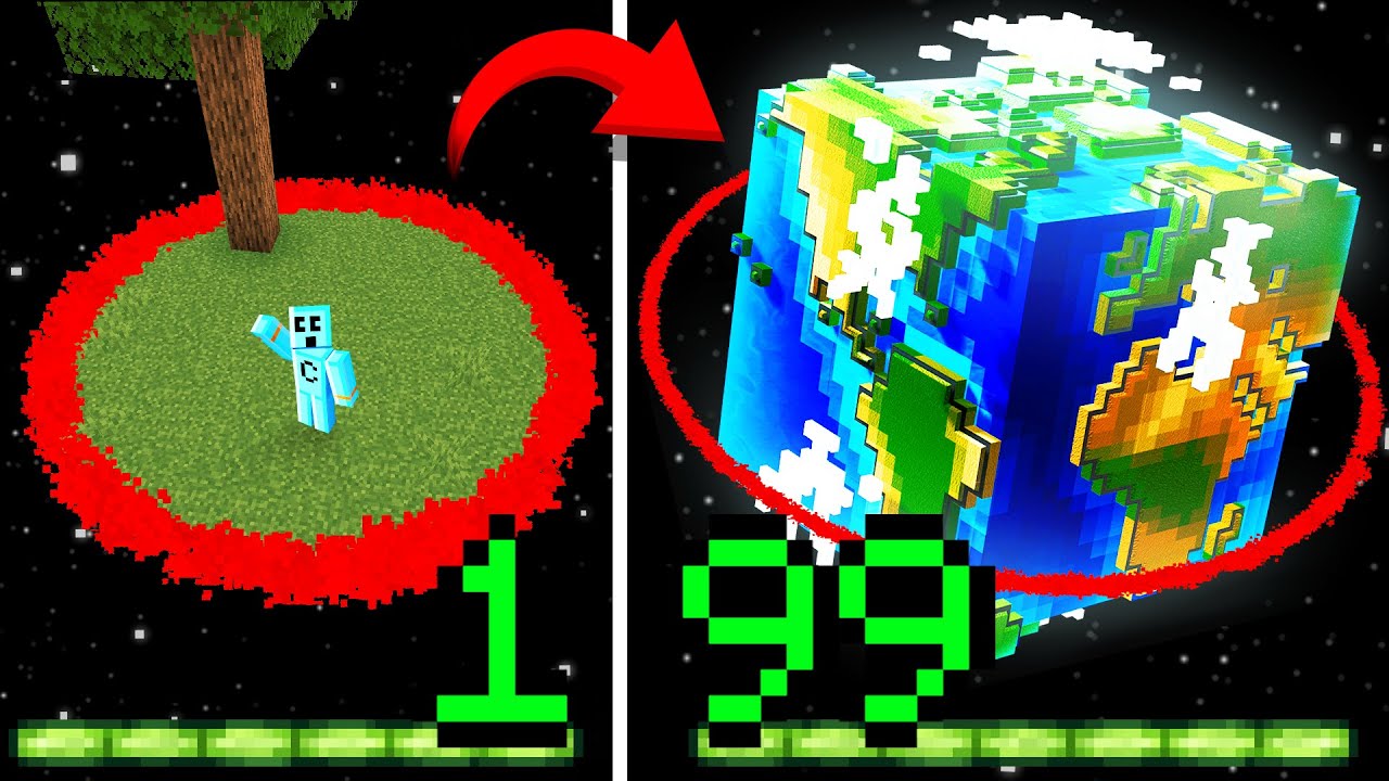 My XP level now controls world size