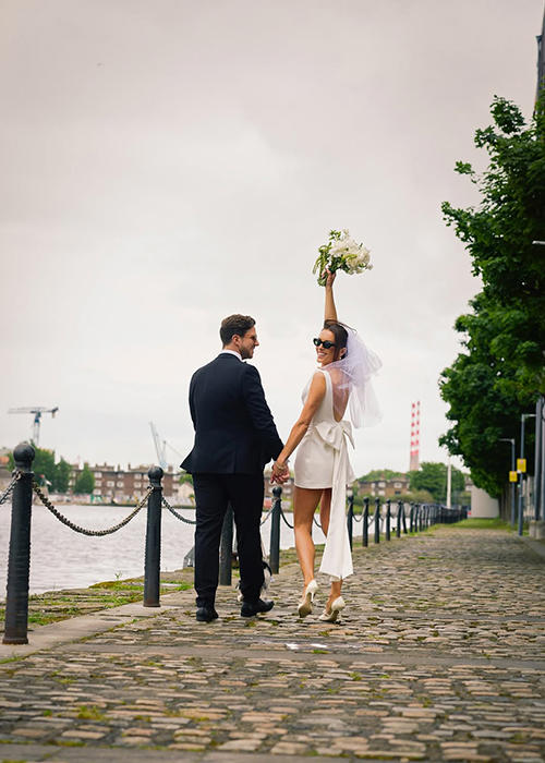 Holly Carpenter ties the knot with fiancé Jamie in restaurant with ...