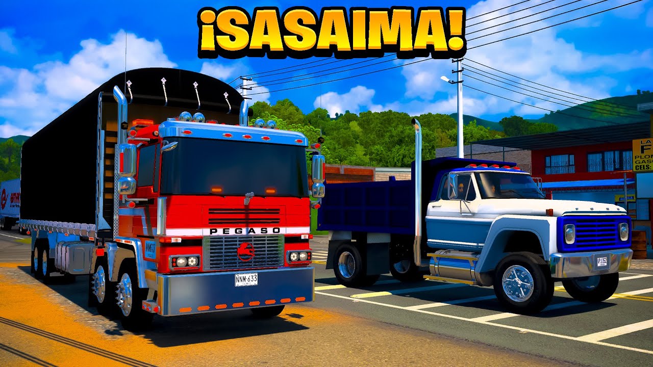 ¡Les Presento Sasaima Colombia en Pegaso 4 Manos! | American Truck Simulator