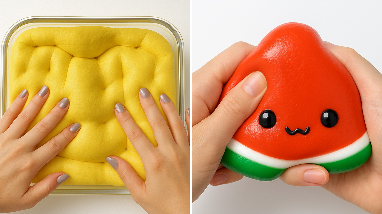 20 Minutes of Oddly Satisfying Slime ASMR | Relaxing When Stressed or ...