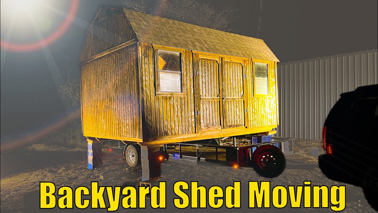 How NOT to Move a Shed! Lessons Learned.