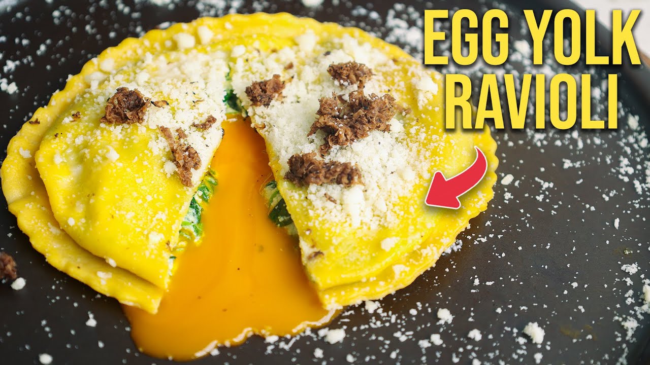 Can I Make GIANT EGG YOLK RAVIOLI Like a Michelin Star Chef?