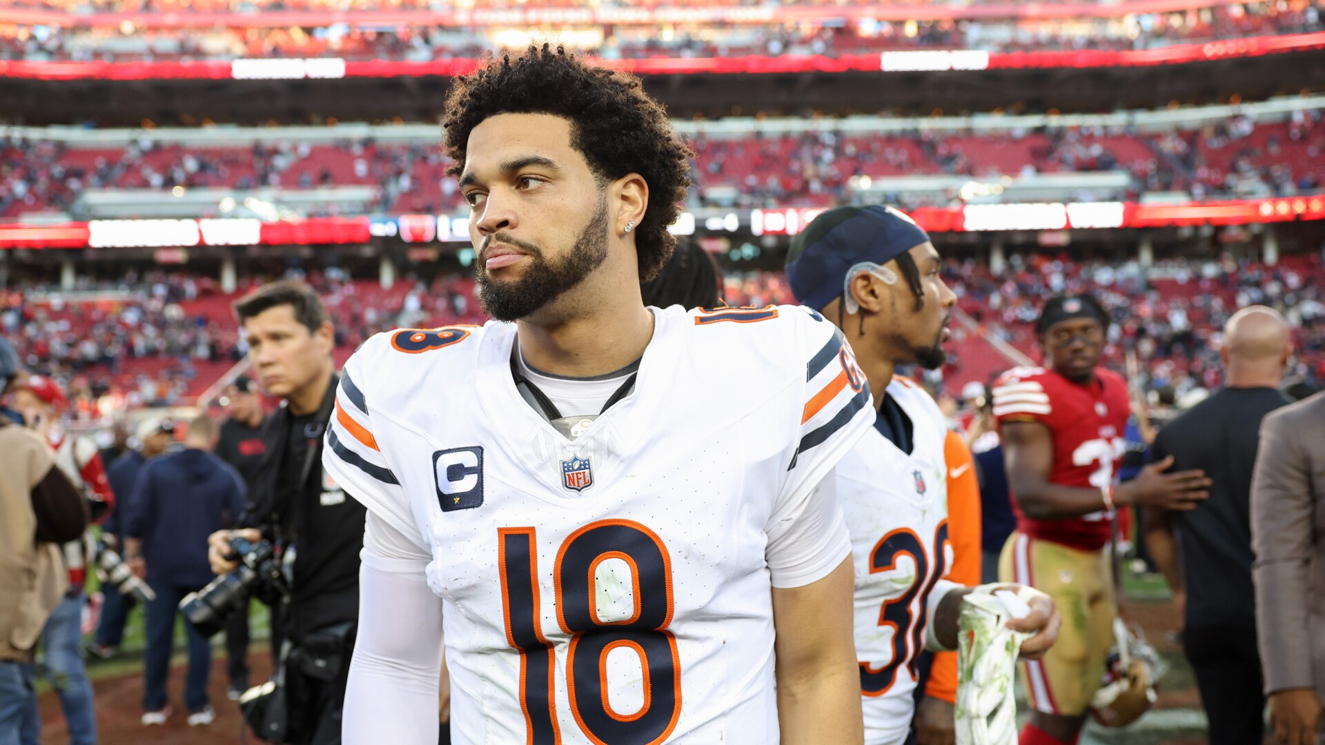 Ben Johnson wants Caleb Williams to clean up his body language