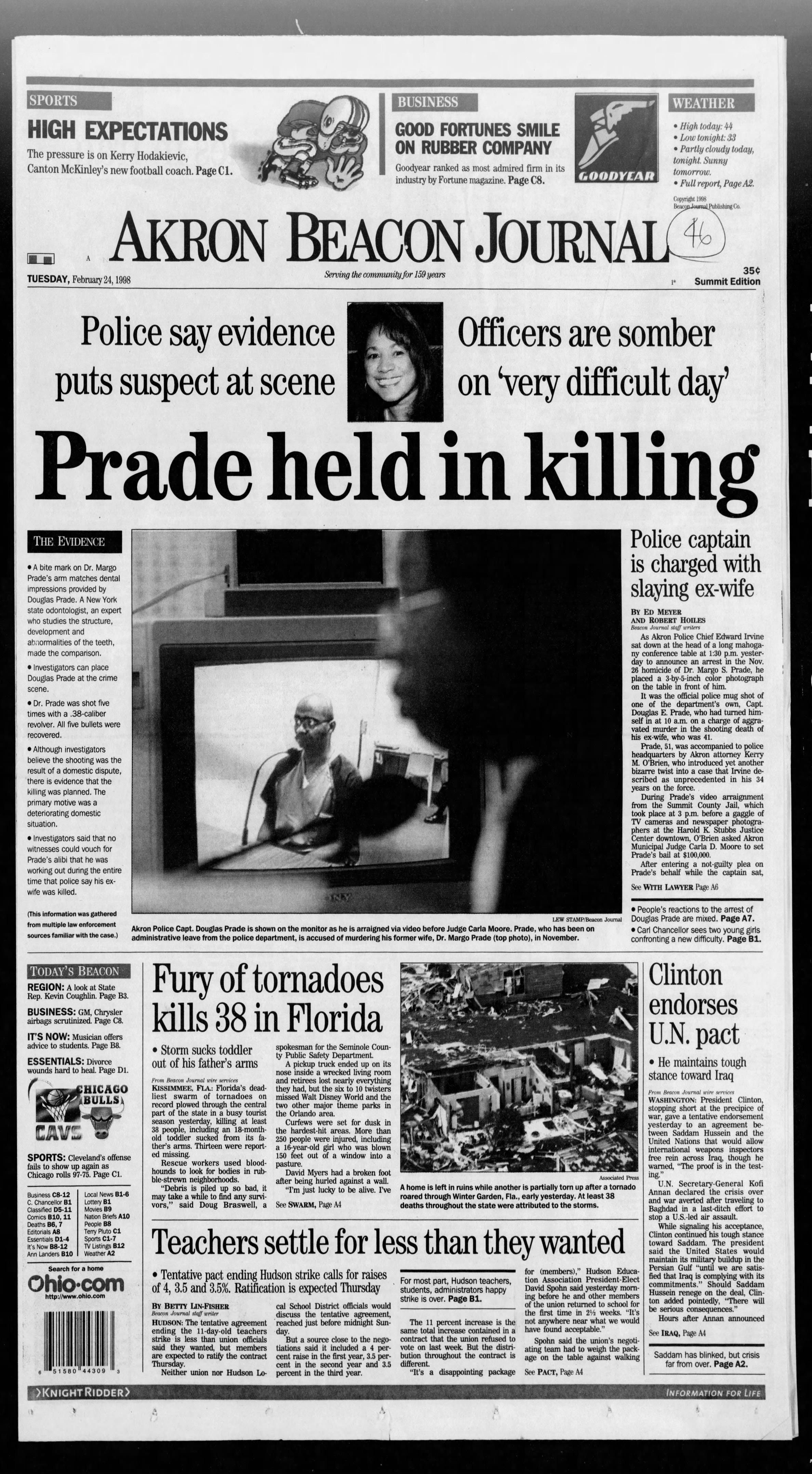 See it in print: The front pages of the Beacon Journal as it covered ...