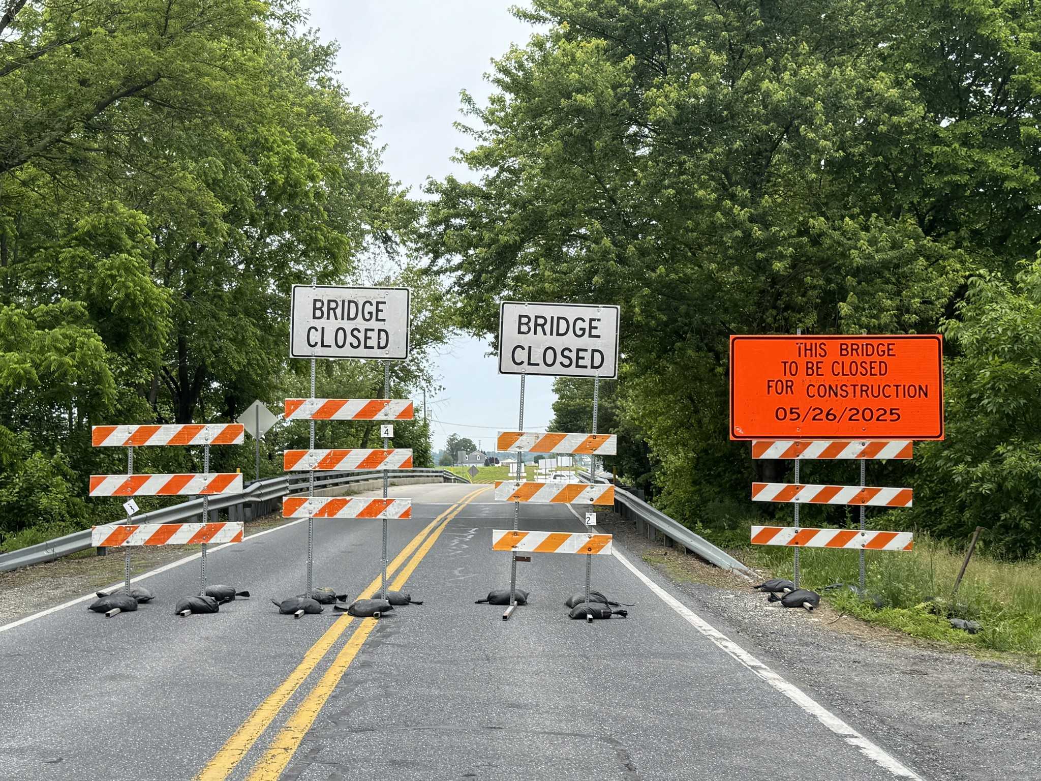 2-MONTH CLOSURE: Bridge shuts down for maintenance; Detour in place