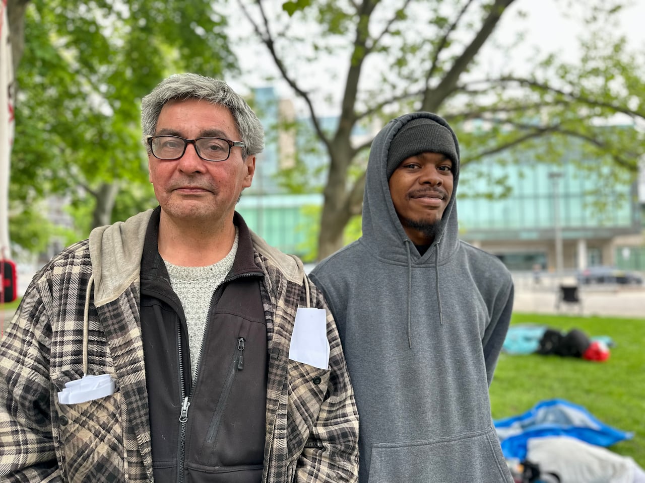 From the forest to city hall: Hamilton encampment residents protest ...