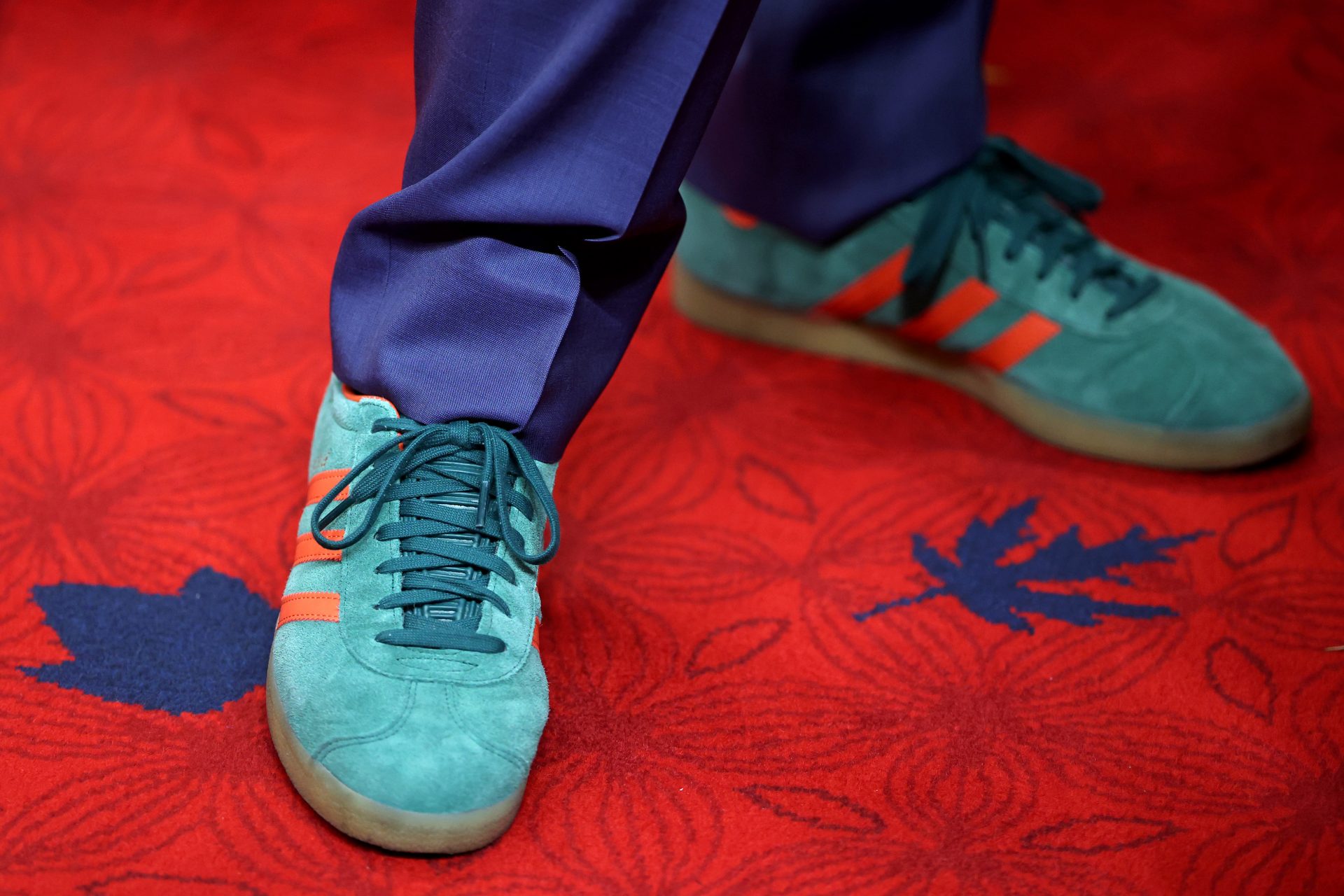 Justin Trudeau’s sneakers upstaged King Charles