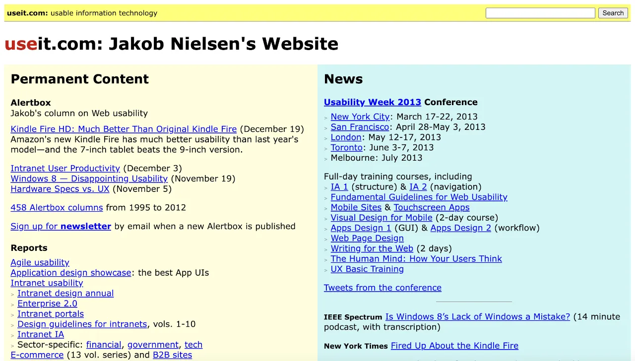 Early greats of web design