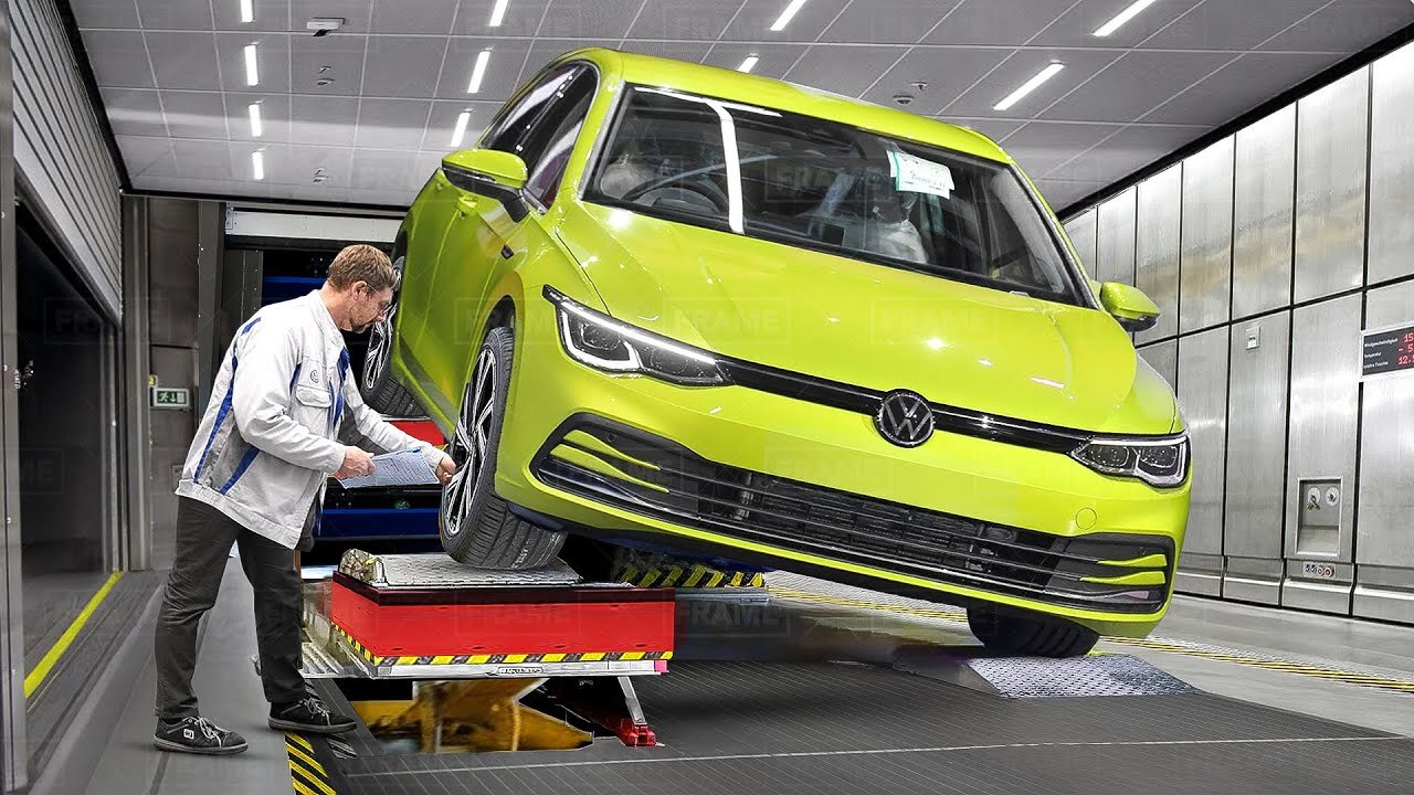Exploring the production and testing process of the new Volkswagen Golf