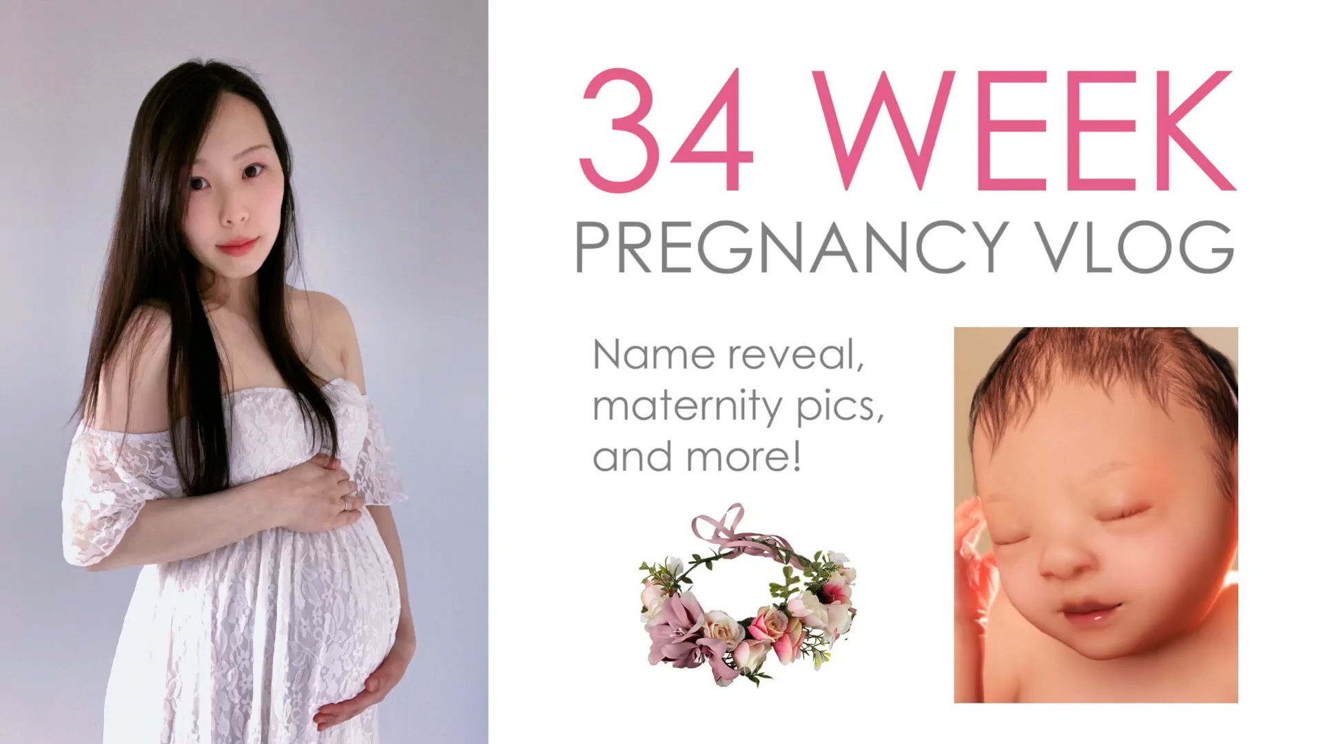 34 Week Pregnancy Update – Baby Name Reveal, Maternity Photos & Budget ...