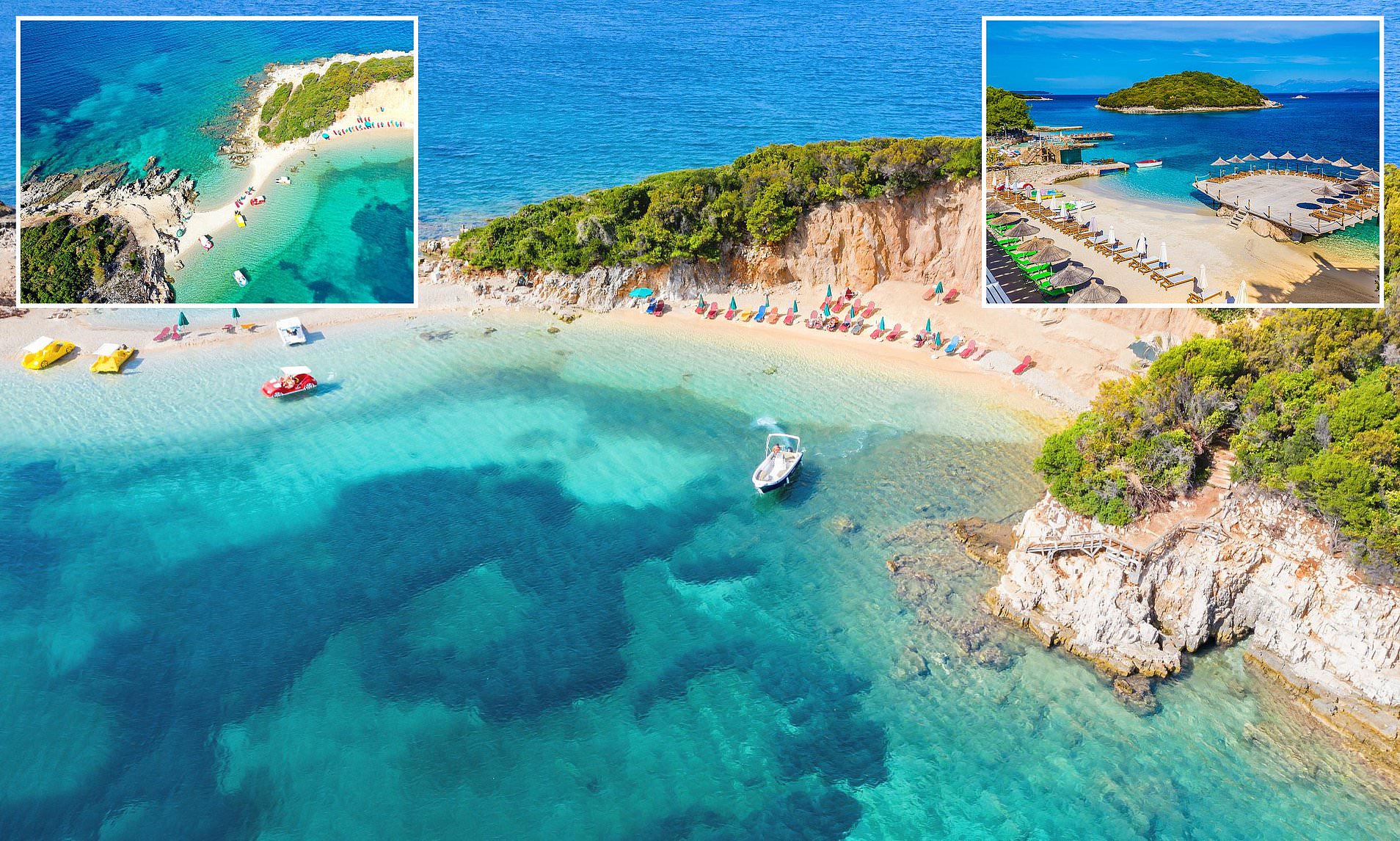 The beach destination dubbed the 'Maldives of Europe' - with £2 pints ...