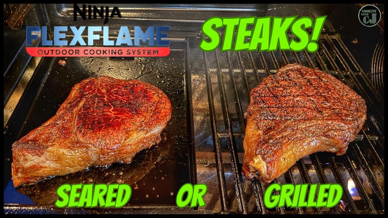 Ninja FlexFlame Reverse Seared Steaks